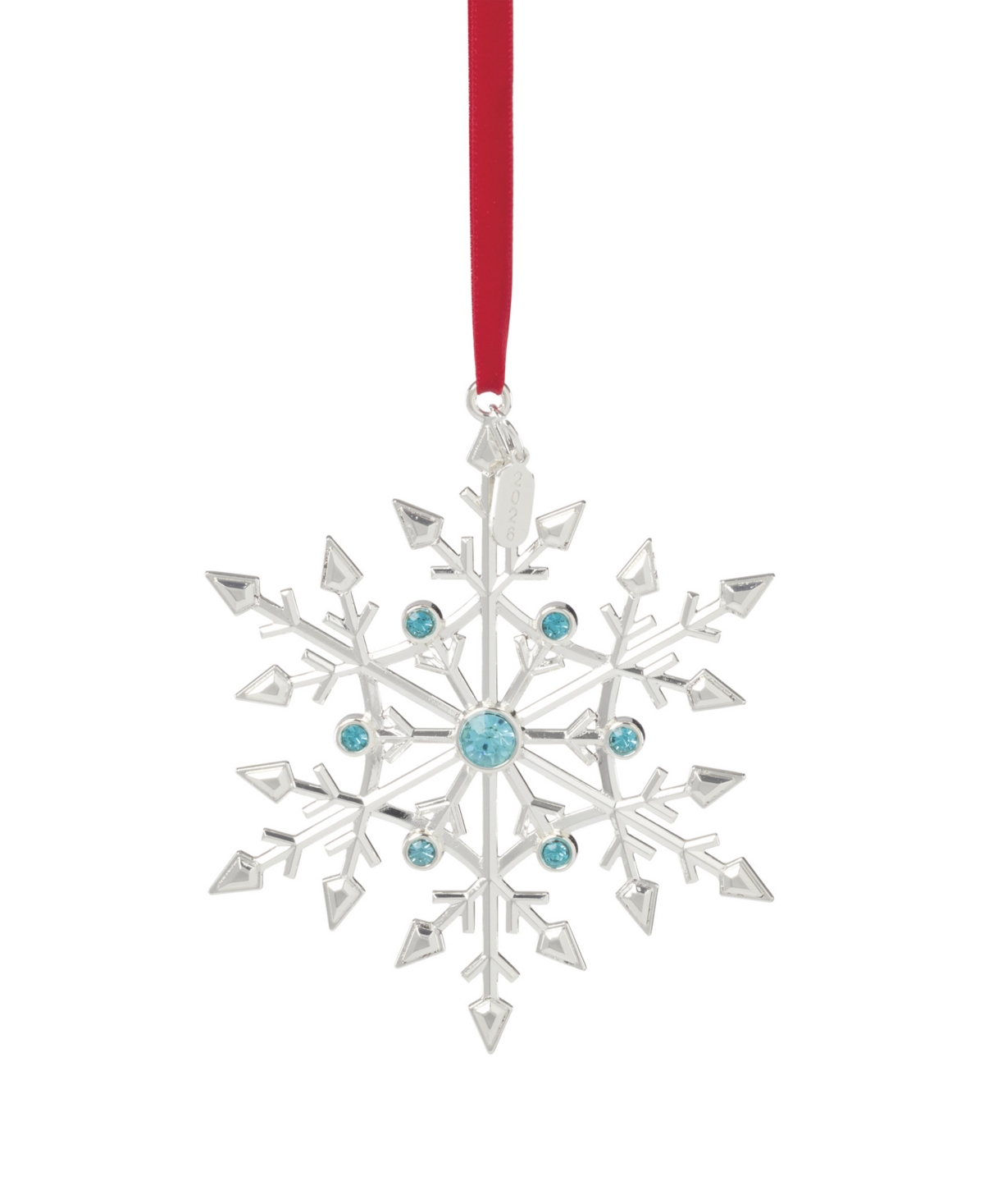 Click here for Lenox 2026 Snow Majesty Ornament - Silver prices