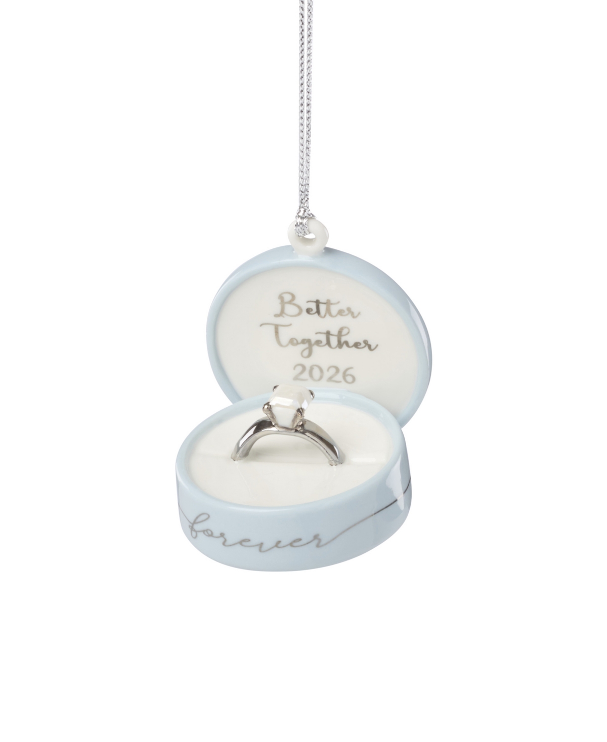 Click here for Lenox 2026 Together Forever Ring Box Ornament - Li... prices