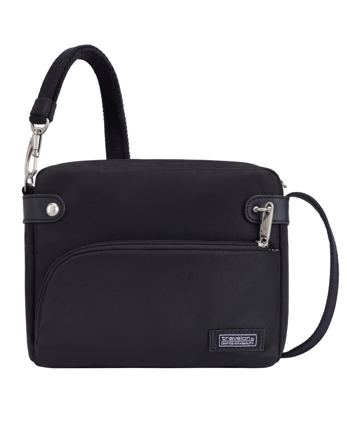 Click here for Travelon Anti-Theft Heritage Crossbody Bag - Black prices