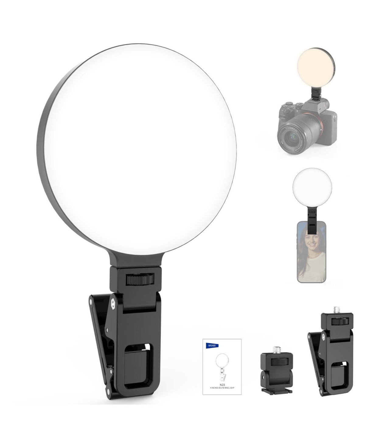 Click here for Neewer N23 Ring Light with 4.8W  2000mAh  CRI90 prices