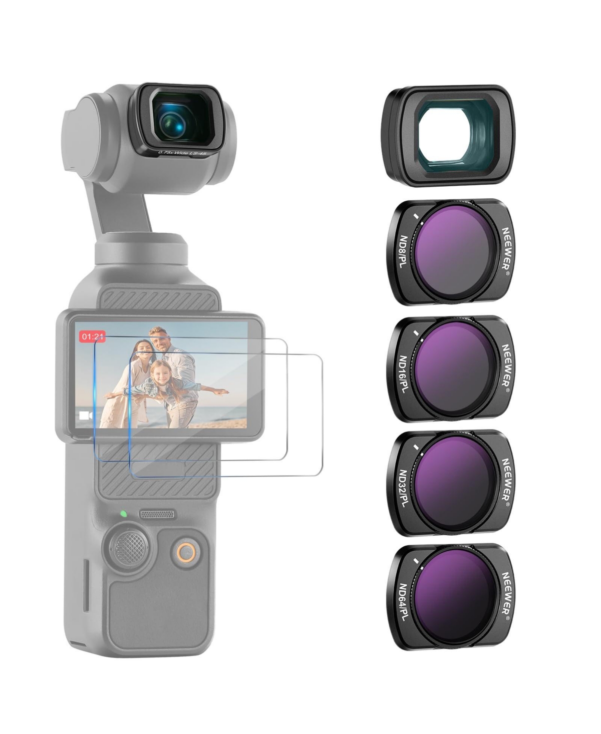 Click here for Neewer Fl-B07 Camera Lens Accessory with ND8  ND16... prices