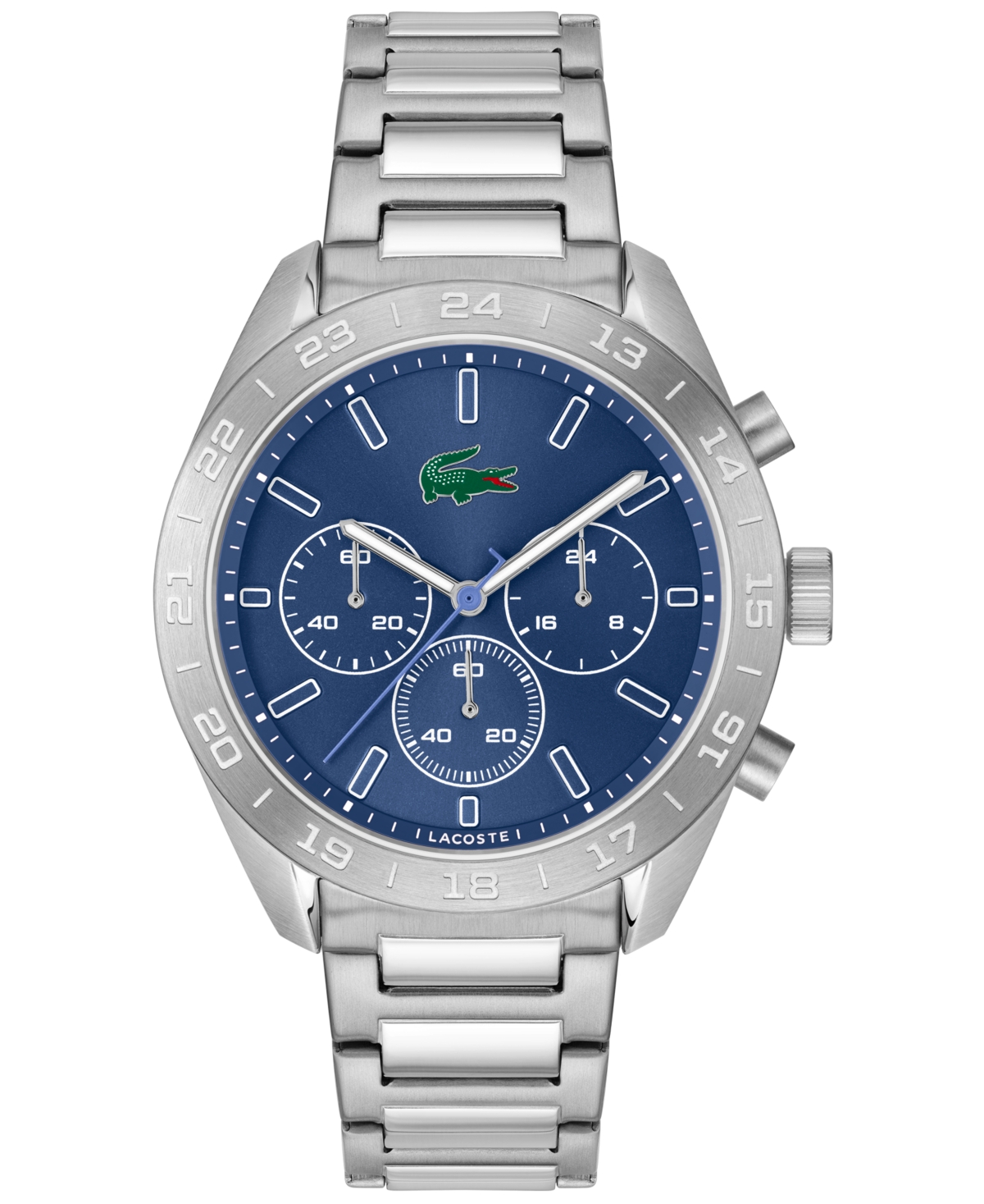 Click here for Lacoste Mens Quartz Boston Silver-Tone Stainless S... prices