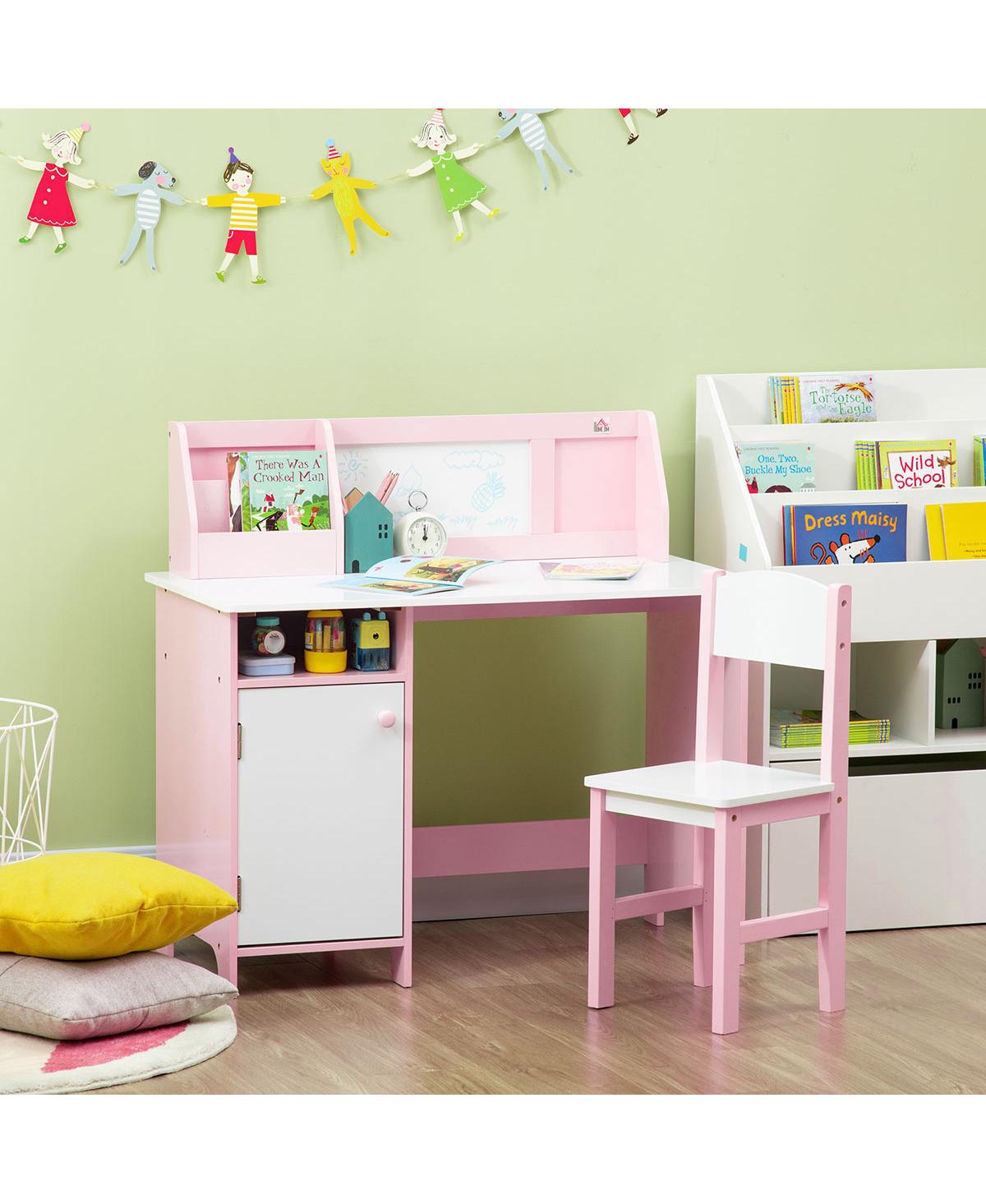 Click here for Clihome Kids Study Desk Set with Whiteboard and St... prices