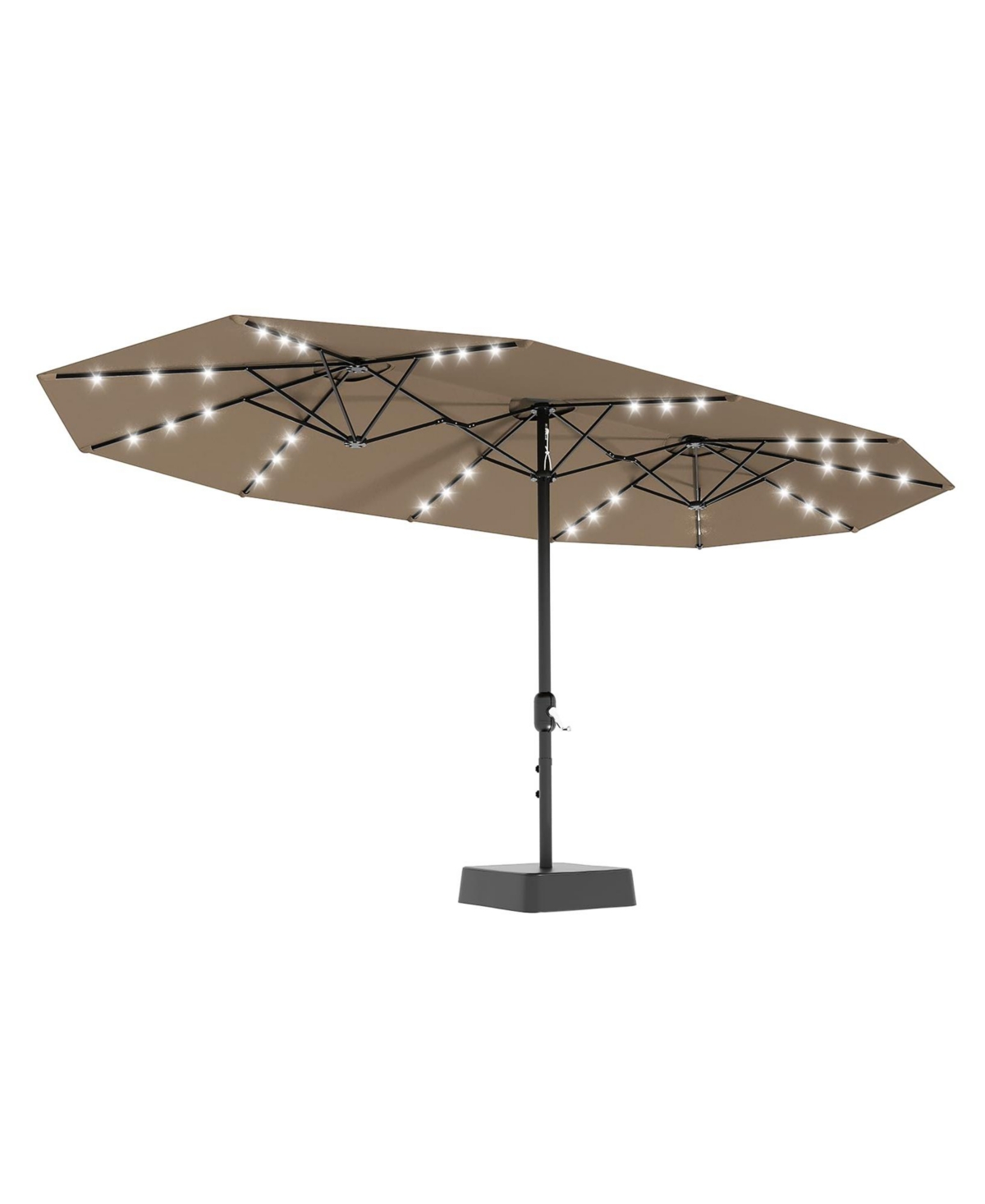 Click here for gaomon Outdoor Double-Sided Rectangular Patio Umbr... prices