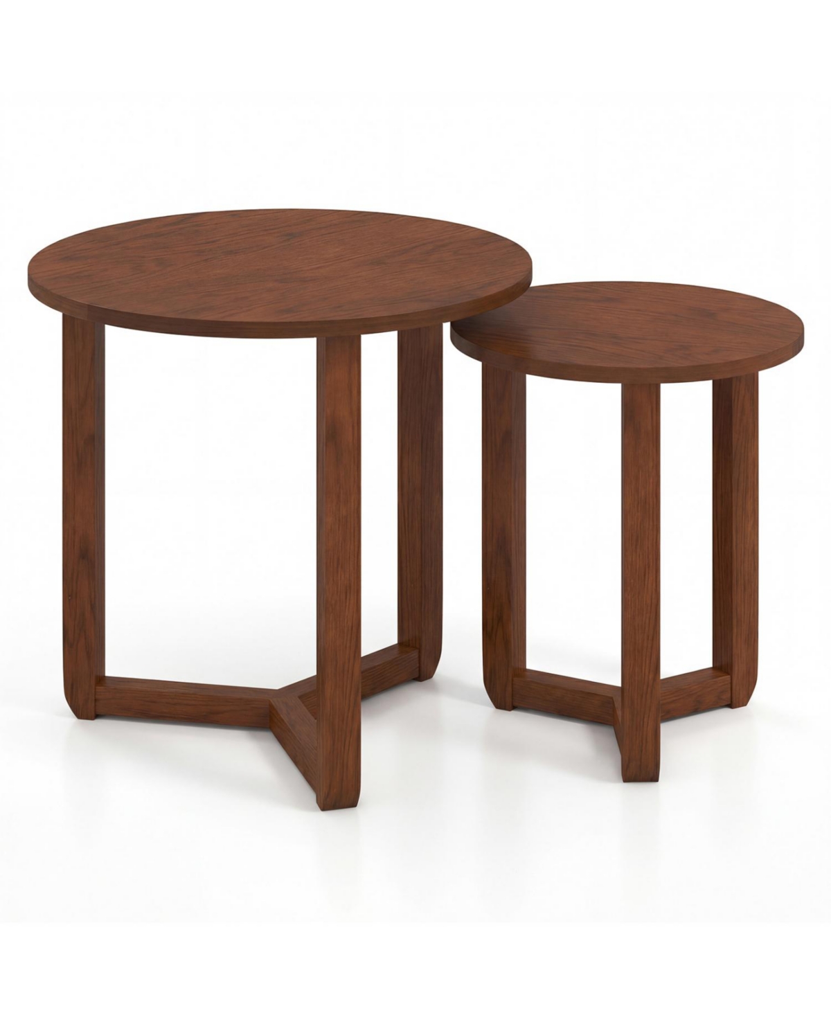 Click here for Slickblue Round Wood Nesting Coffee Tables Set of... prices