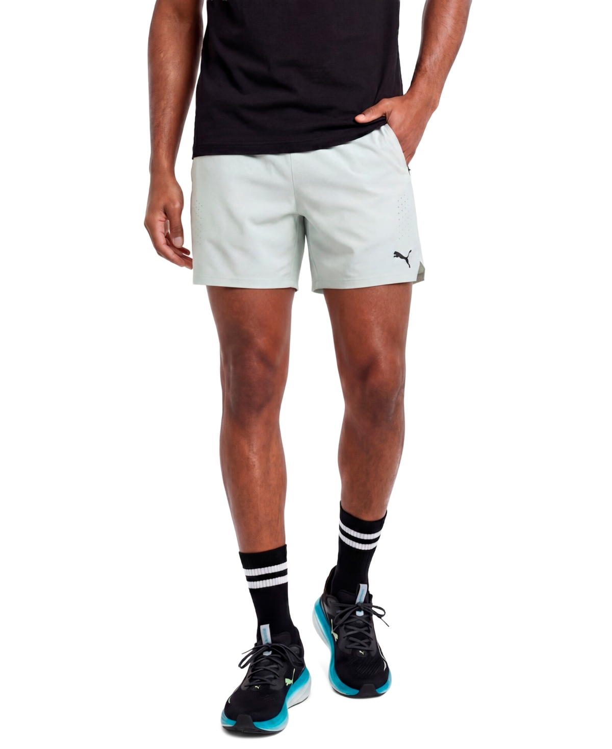 Click here for Puma Mens Power Mode Woven Regular-Fit Shorts  5 I... prices