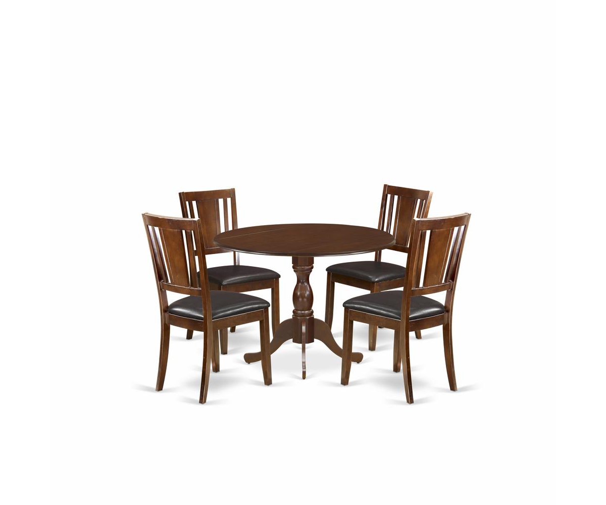 Click here for East West Furniture 5 Piece Wood Dining Table Set... prices