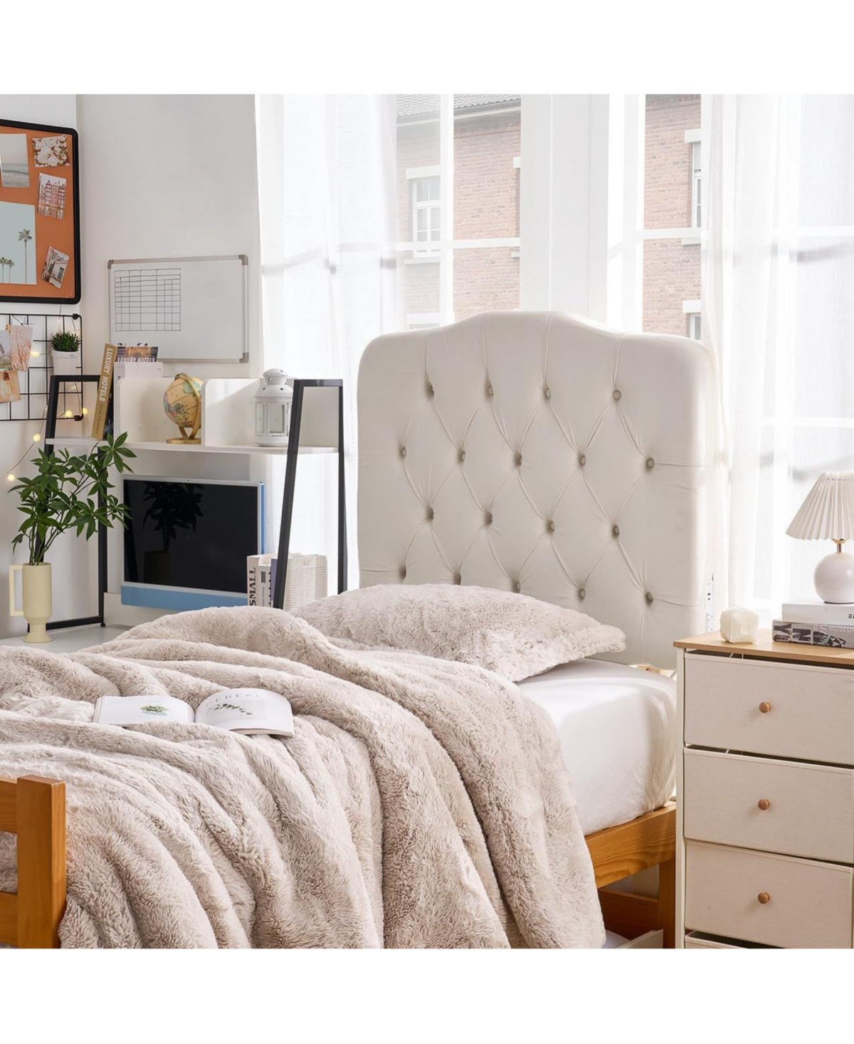 Click here for DormCo Tavira Allure Right Side Outlet Headboard -... prices