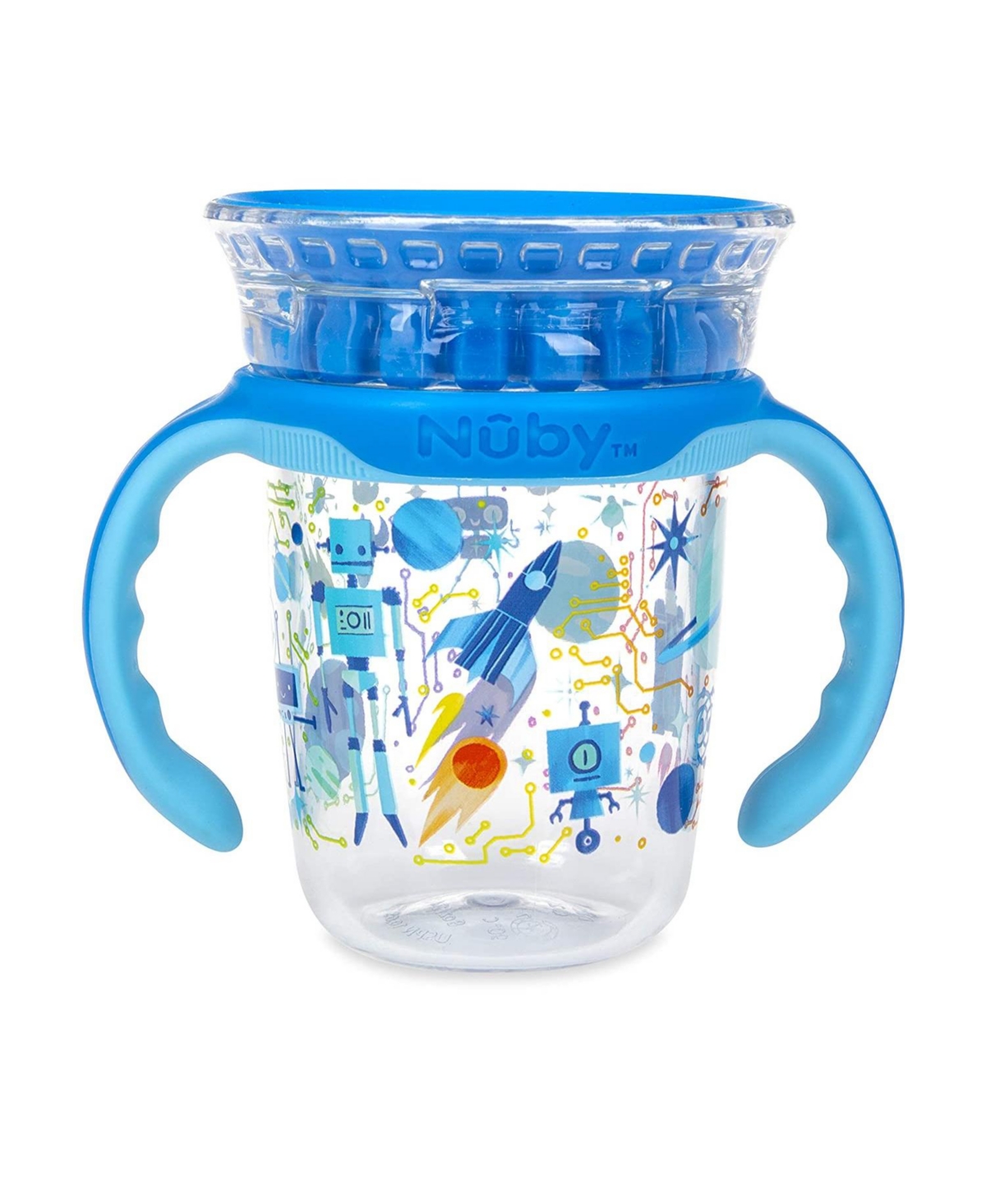 Click here for Nuby No-Spill Edge 360 2 Stage Drinking Cup with R... prices