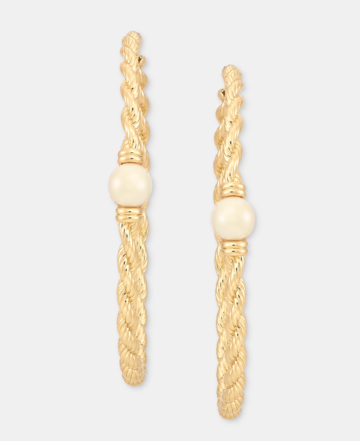 Click here for Lauren Ralph Lauren Imitation Pearl Rope Chain Hoo... prices