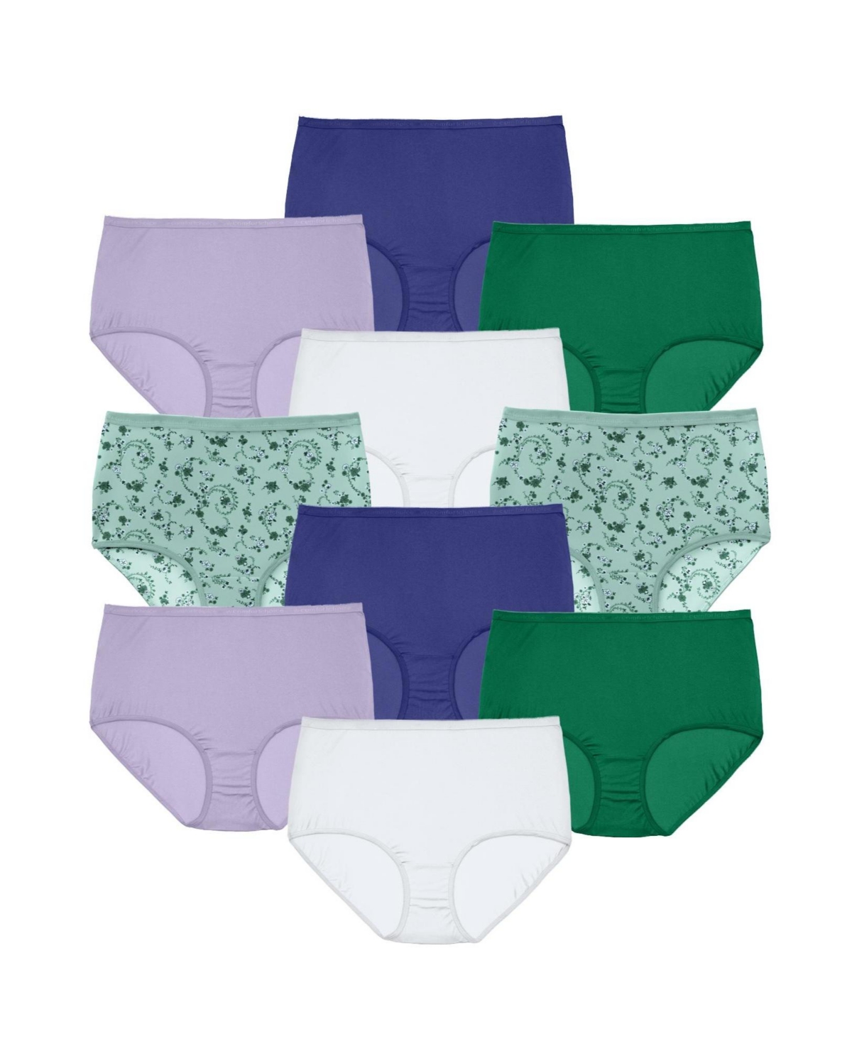 Click here for Comfort Choice Plus Size Full Coverage Nylon Brief... prices