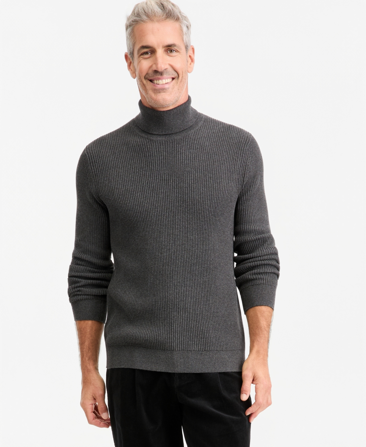 Click here for Club Room Mens Cardigan Stitch Turtleneck Sweater... prices