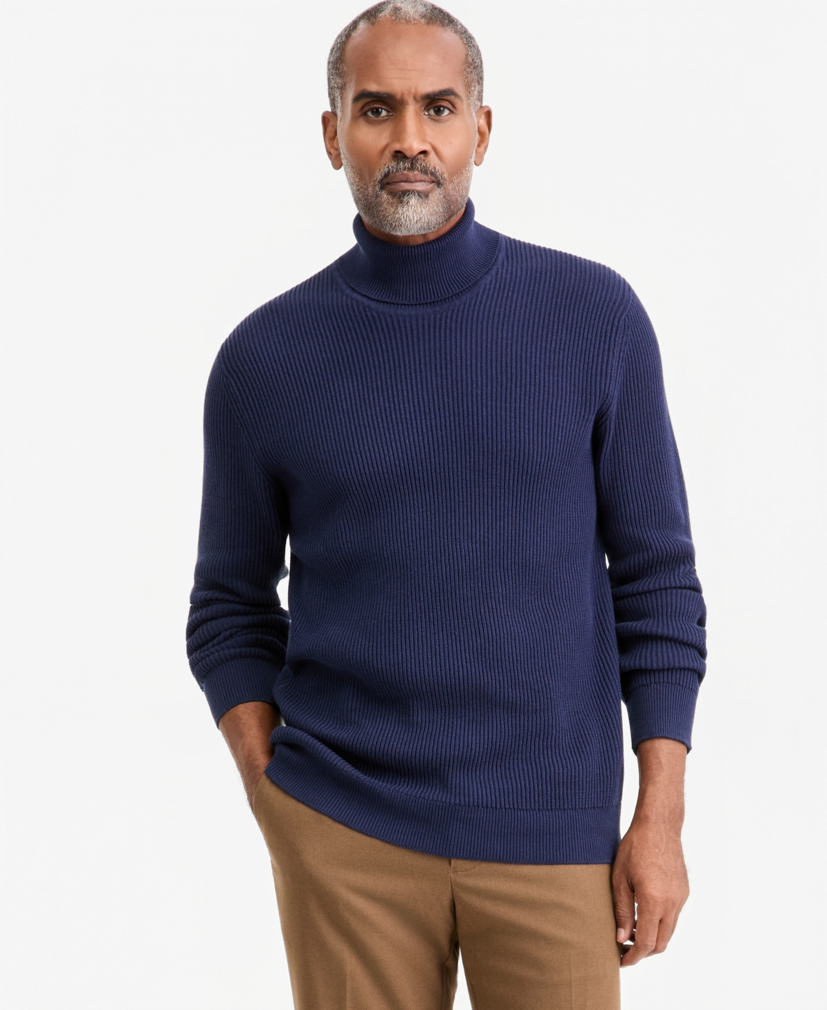 Click here for Club Room Mens Cardigan Stitch Turtleneck Sweater... prices