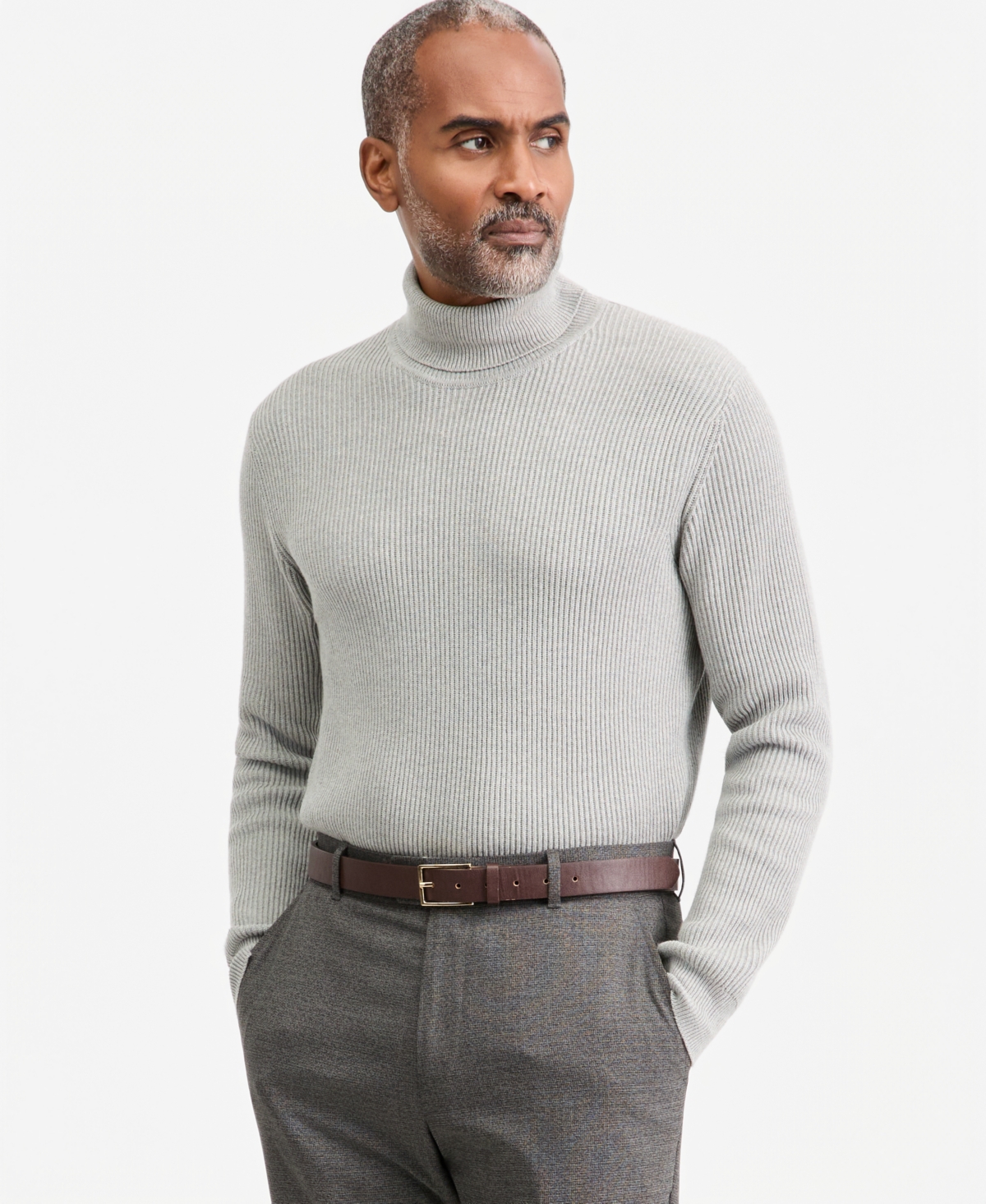 Click here for Club Room Mens Cardigan Stitch Turtleneck Sweater... prices
