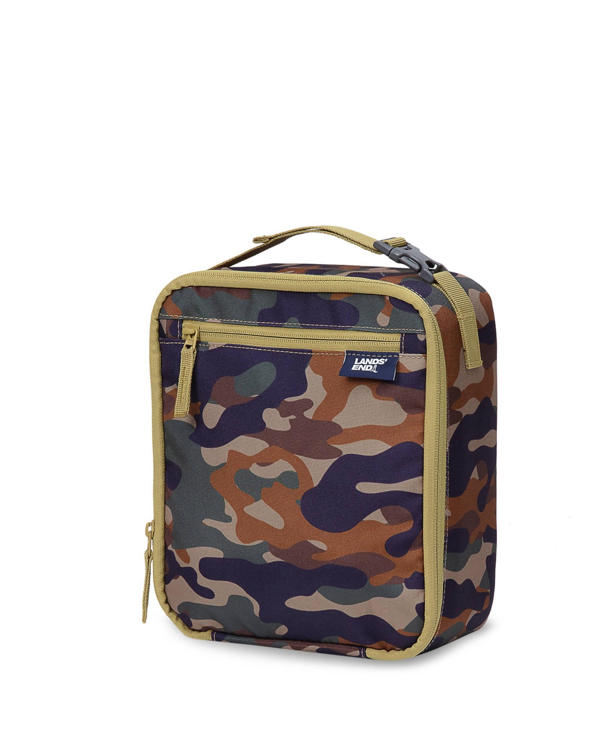 Click here for Lands End Kids Insulated Ez Wipe Lunch Box - Khaki... prices