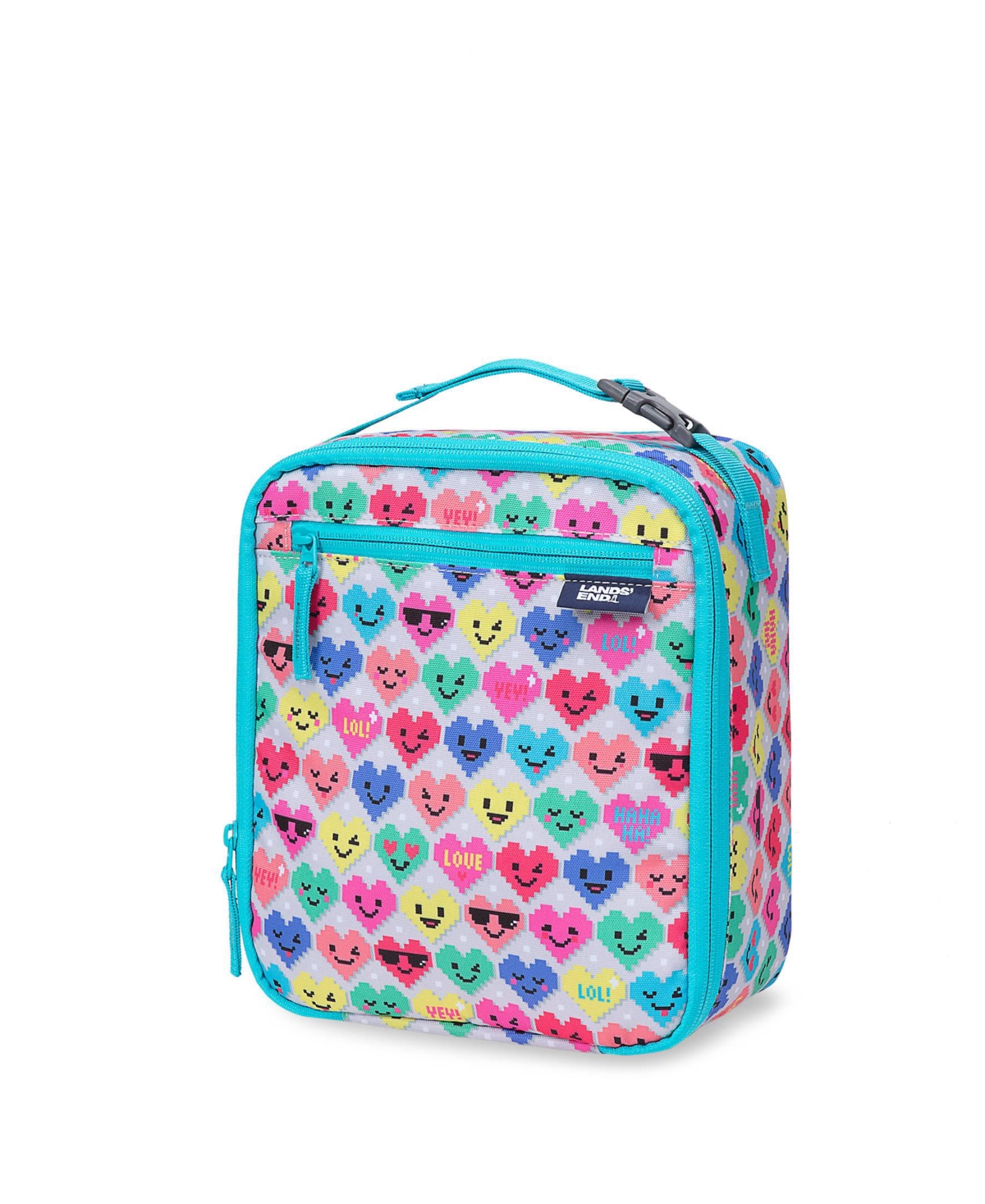 Click here for Lands End Kids Insulated Ez Wipe Lunch Box - Happy... prices