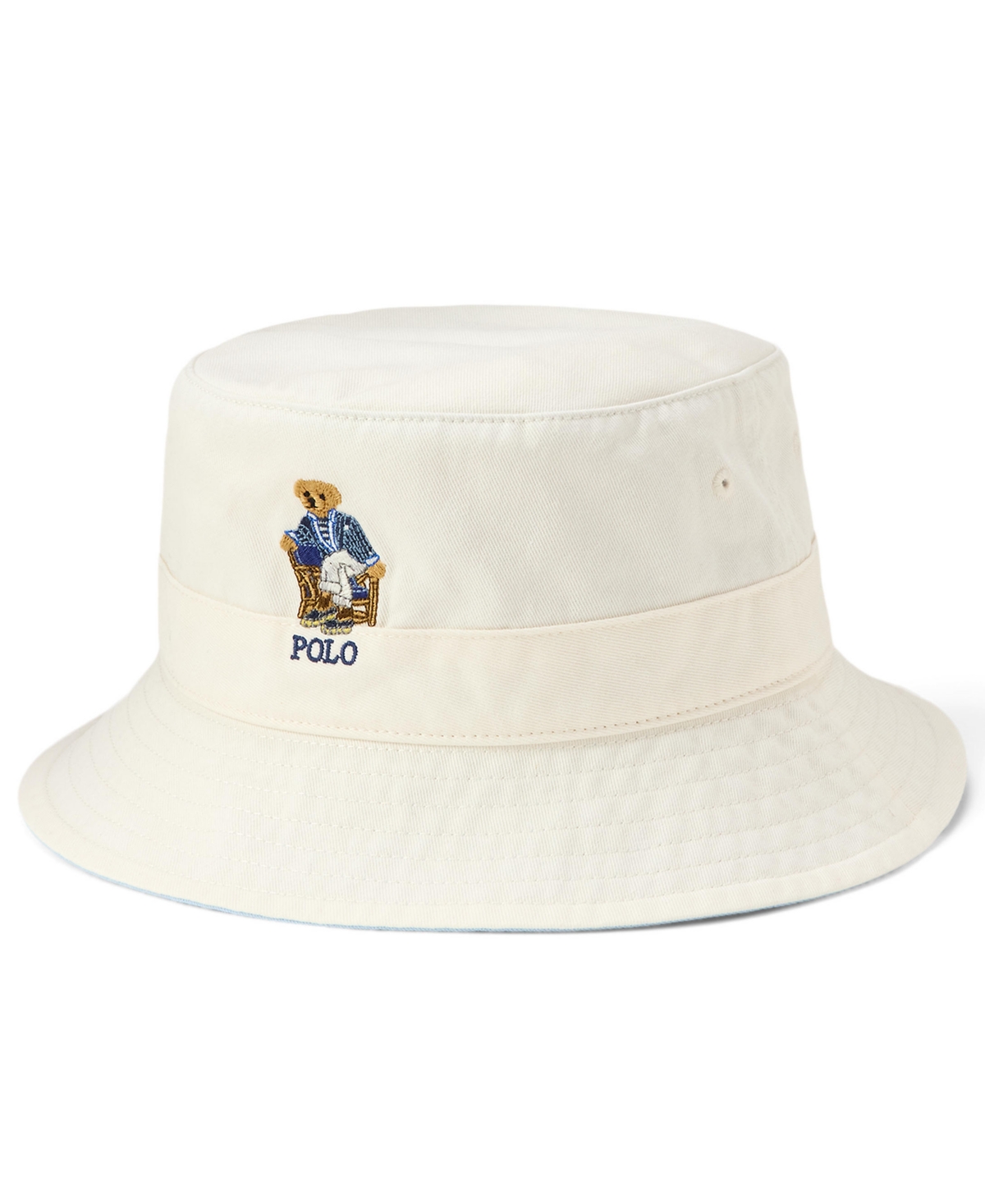 Click here for Polo Ralph Lauren Mens Bear Twill Bucket Hat - Dec... prices