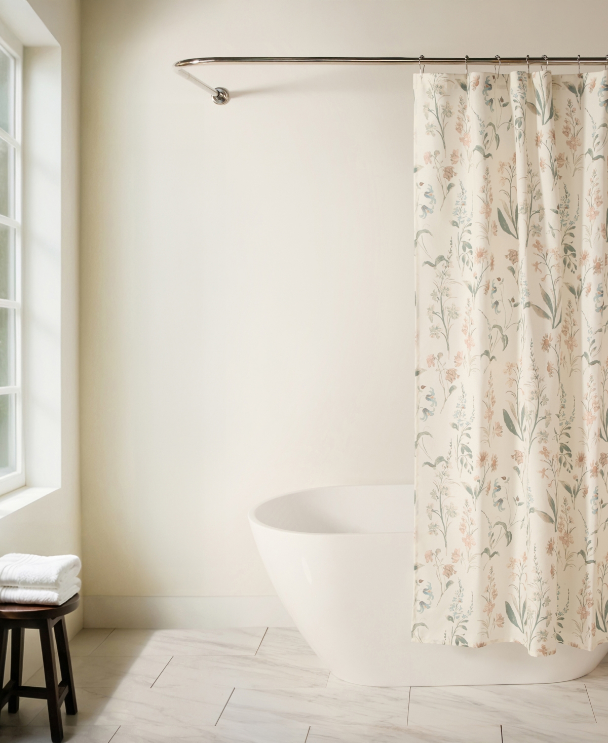 Click here for ienjoy Home Printed Floral Shower Curtains  72 x 7... prices