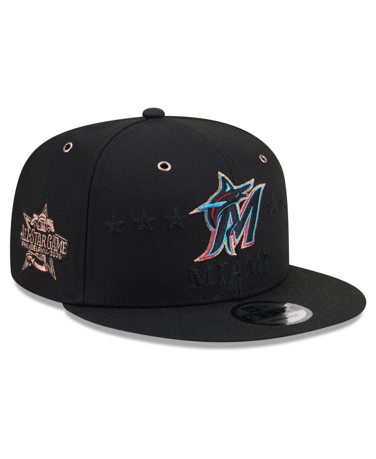 Click here for New Era Mens Black Miami Marlins 2026 Mlb All-Star... prices