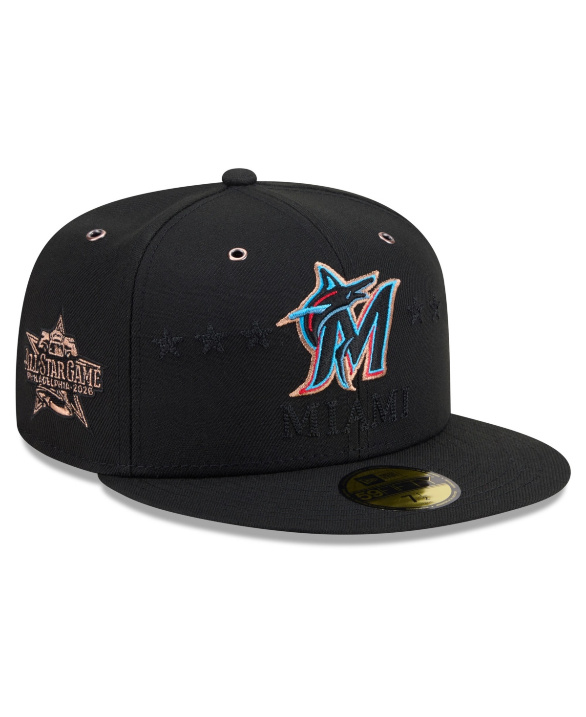 Click here for New Era Mens Black Miami Marlins 2026 Mlb All-Star... prices