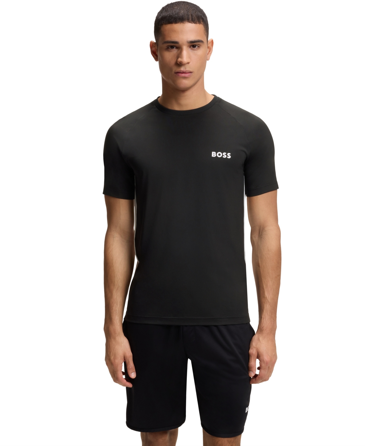 Click here for Boss by Hugo Boss Mens Four-Way Stretch Slim-Fit T... prices