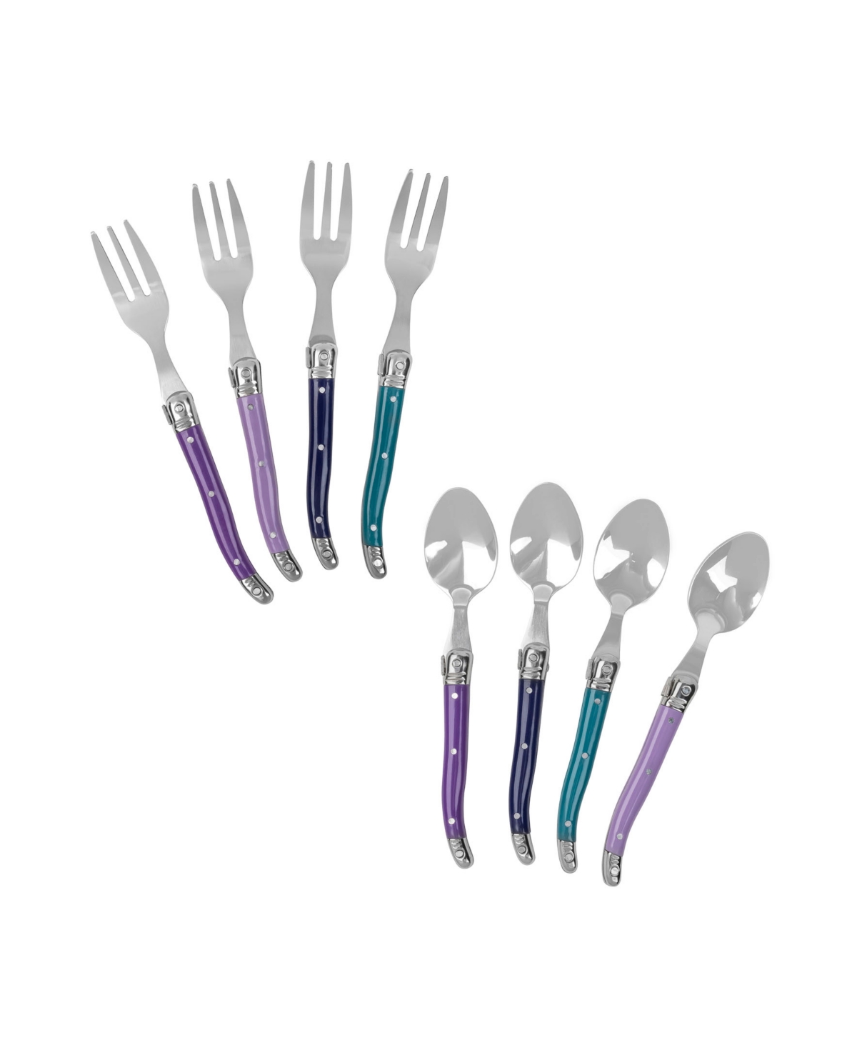Click here for French Home Plum Rose Laguiole 8-Piece Dessert Spo... prices
