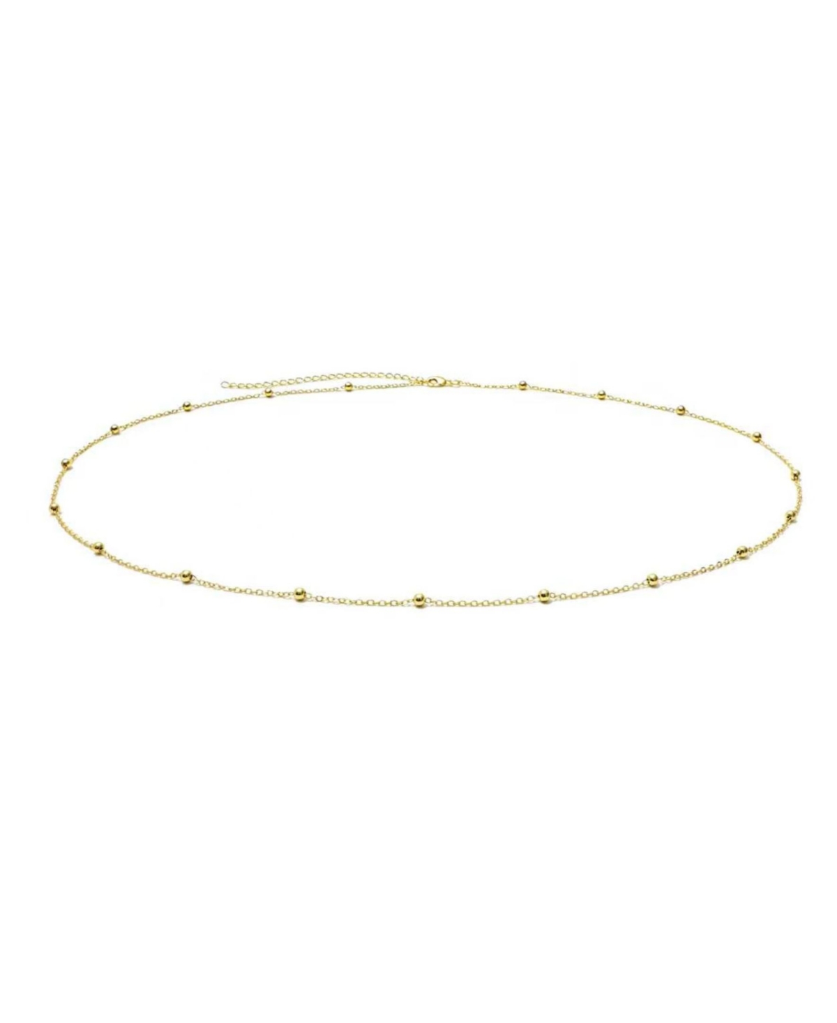 Click here for Adornia Gold Beaded Belly Chain - Gold prices