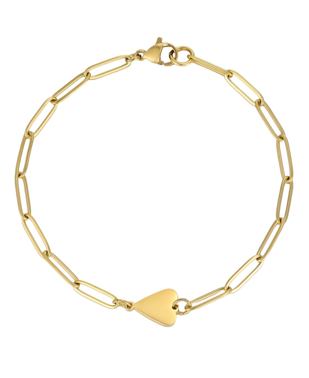 Click here for Adornia Tarnish Resistant Gold Sideways Heart Pape... prices