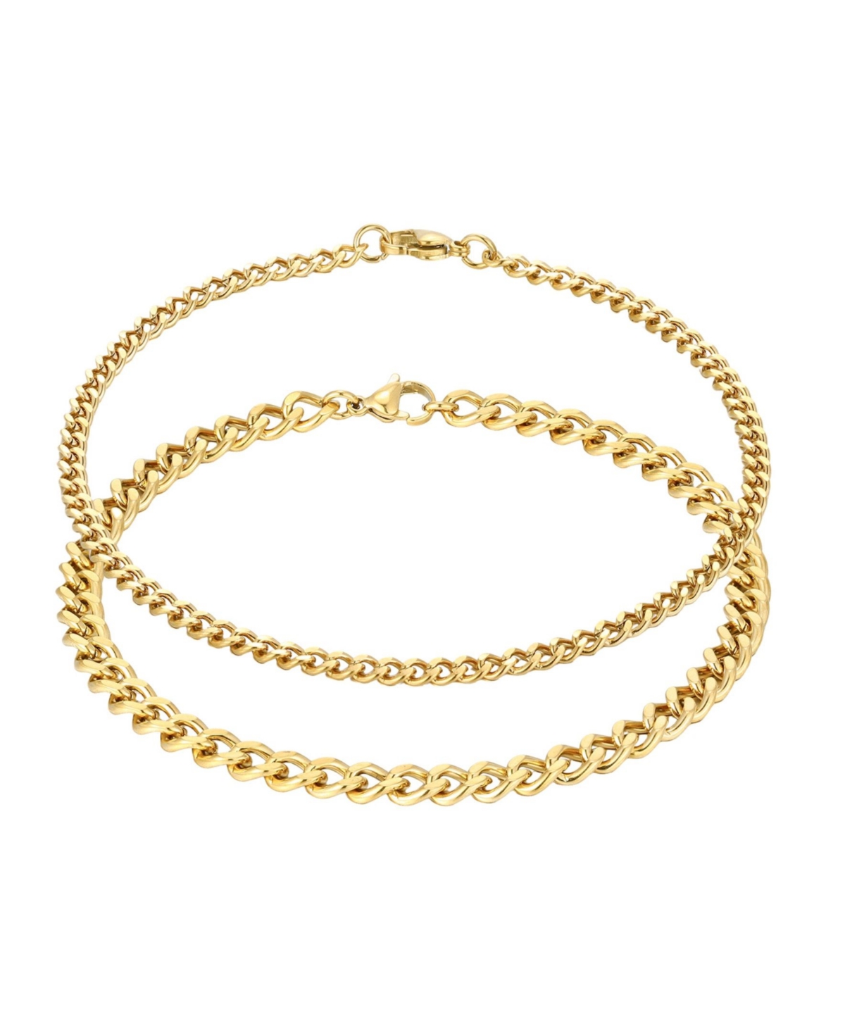 Click here for Adornia Tarnish Resistant Gold Set of 2.6mm and 3.... prices