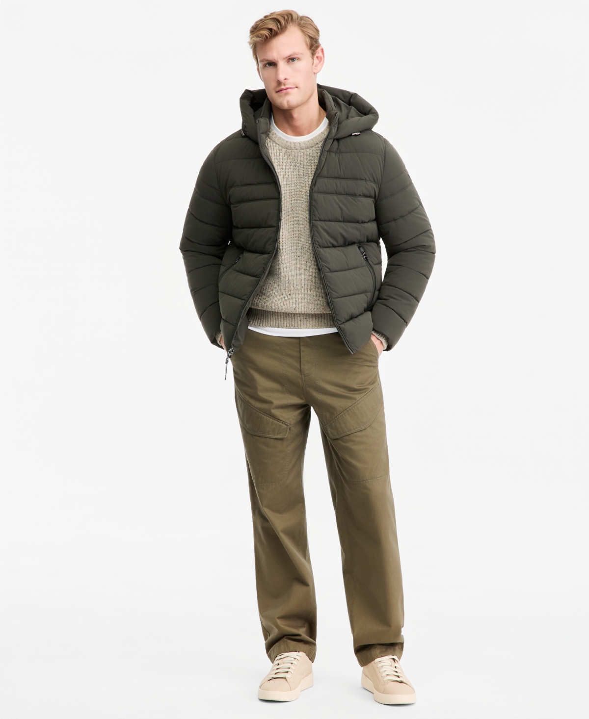 Click here for Michael Kors Mens Dressy Hooded Stretch Packable J... prices
