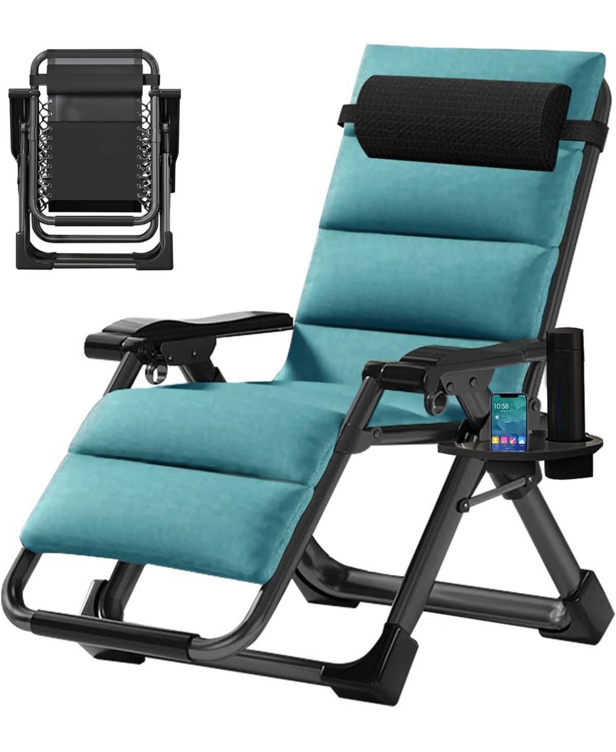 Click here for Mooncool Zero Gravity Chair Reclining Lounge Chair... prices
