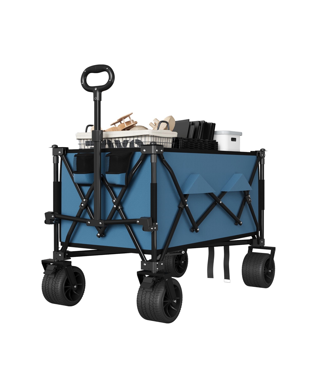 Click here for homfan Heavy Duty 35 Collapsible Utility Wagon  Al... prices