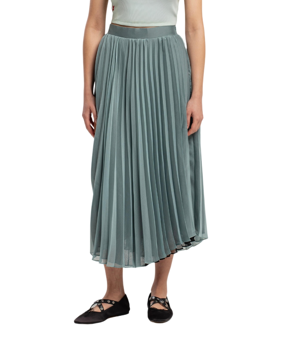 Click here for Pcfg Womens Free Heaven Surf Spray Pleated Skirt -... prices