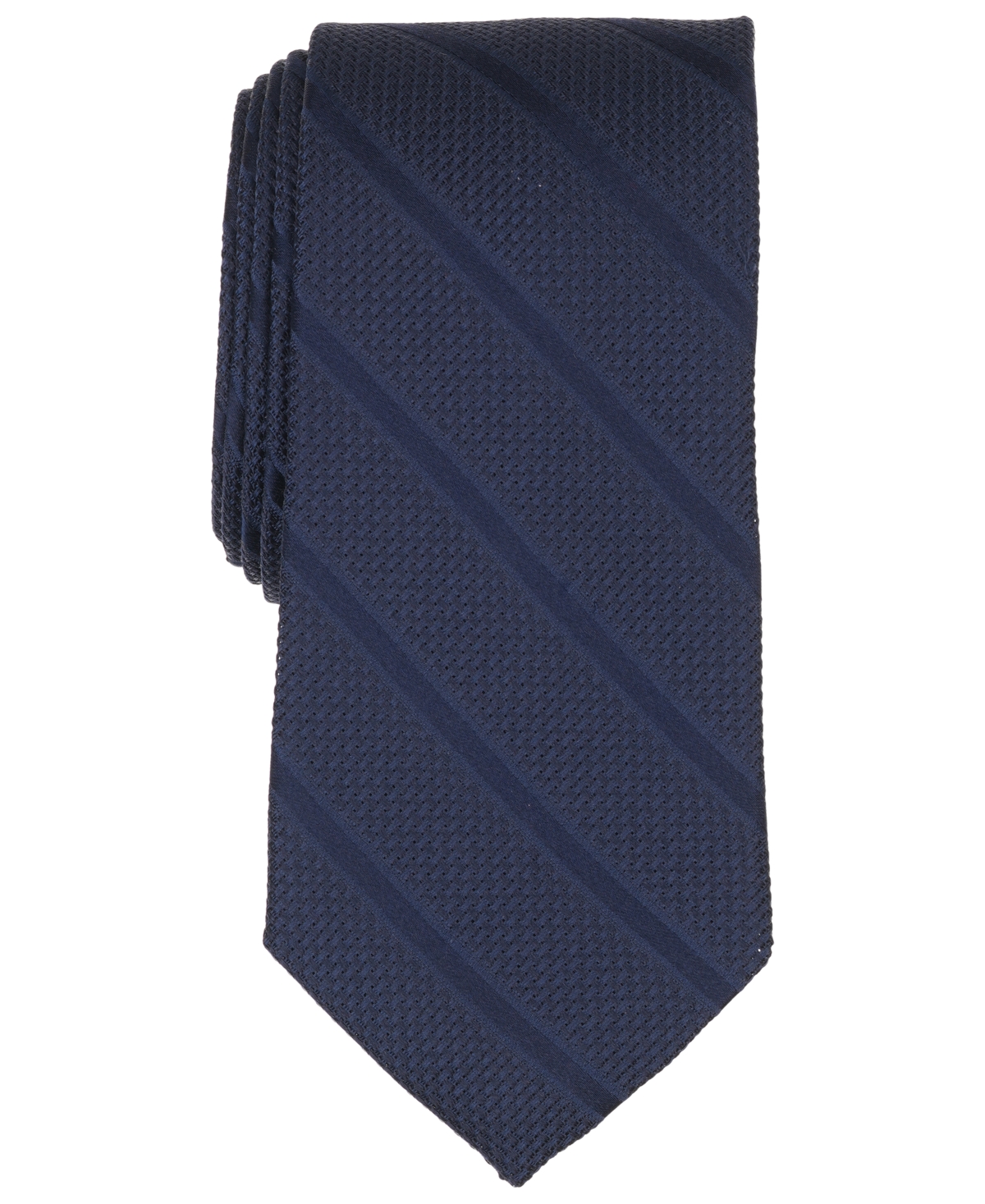 Click here for Michael Kors Mens Hougton Stripe Classic Tie - Nav... prices