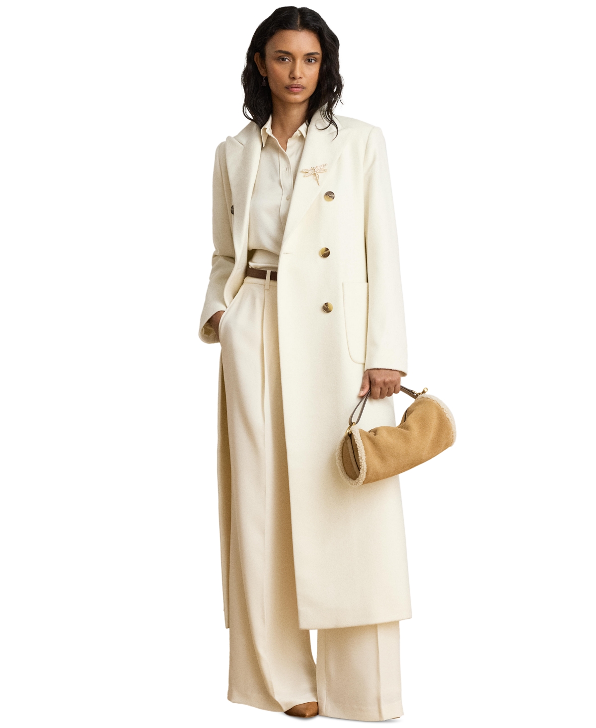 Click here for Lauren Ralph Lauren Womens Maxi Wool Coat - Moda C... prices