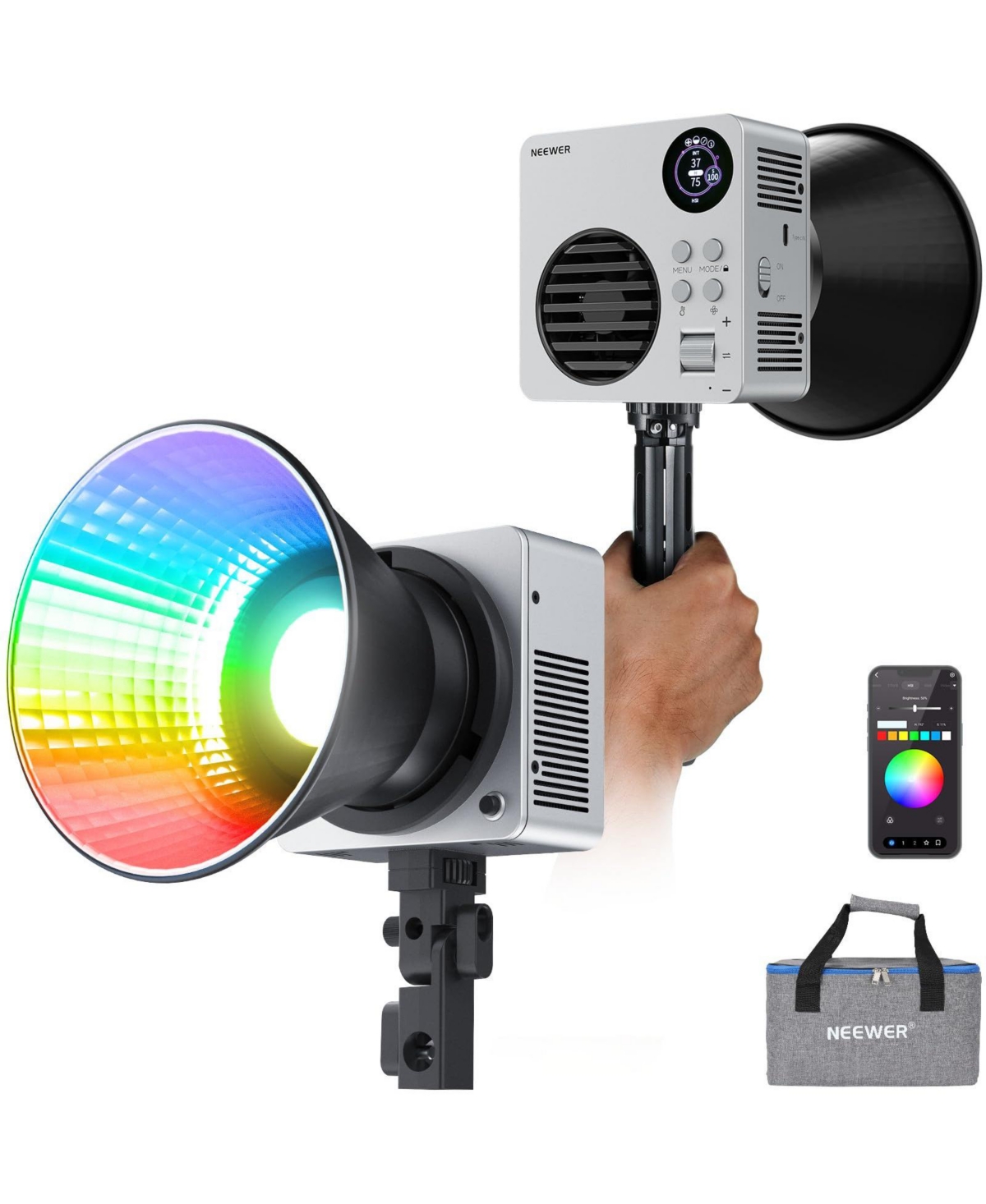 Click here for Neewer HB80C Led Video Light with 72Wh  100W  80W prices