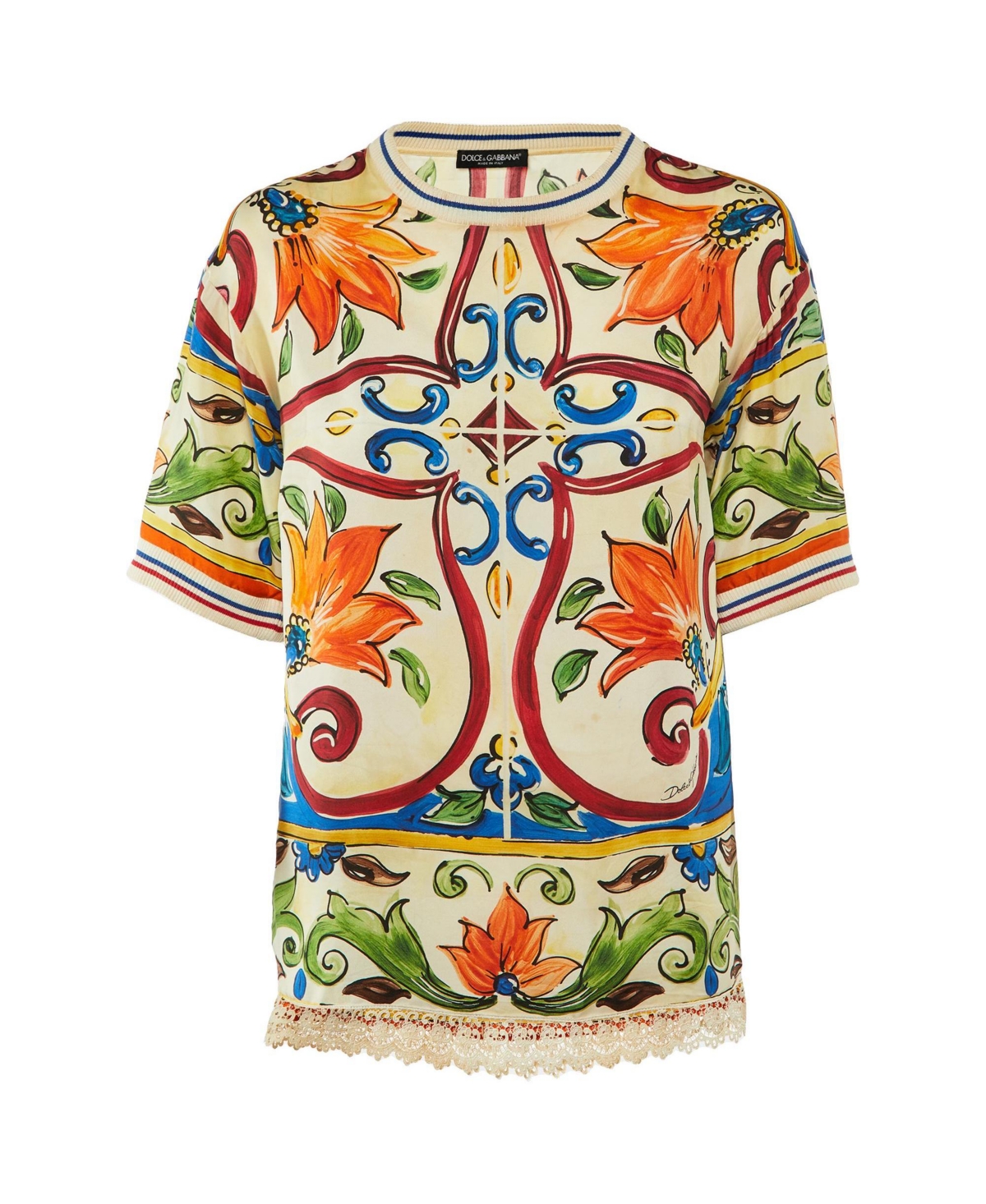 Click here for Pre-Owned Dolce & Gabbana Womens Silk Top prices