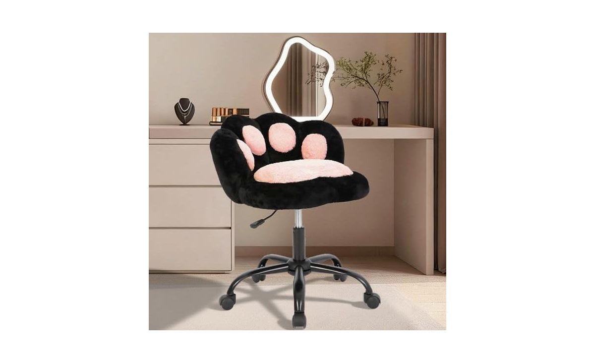 Click here for gaomon Armless Vanity Office Chair with Cat Back... prices