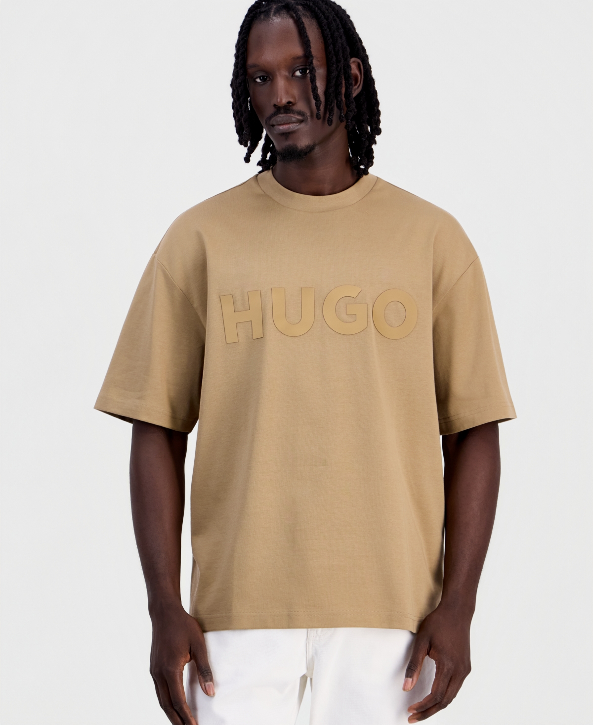 Click here for Hugo by Hugo Boss Mens Dinkee Oversized-Fit Logo T... prices