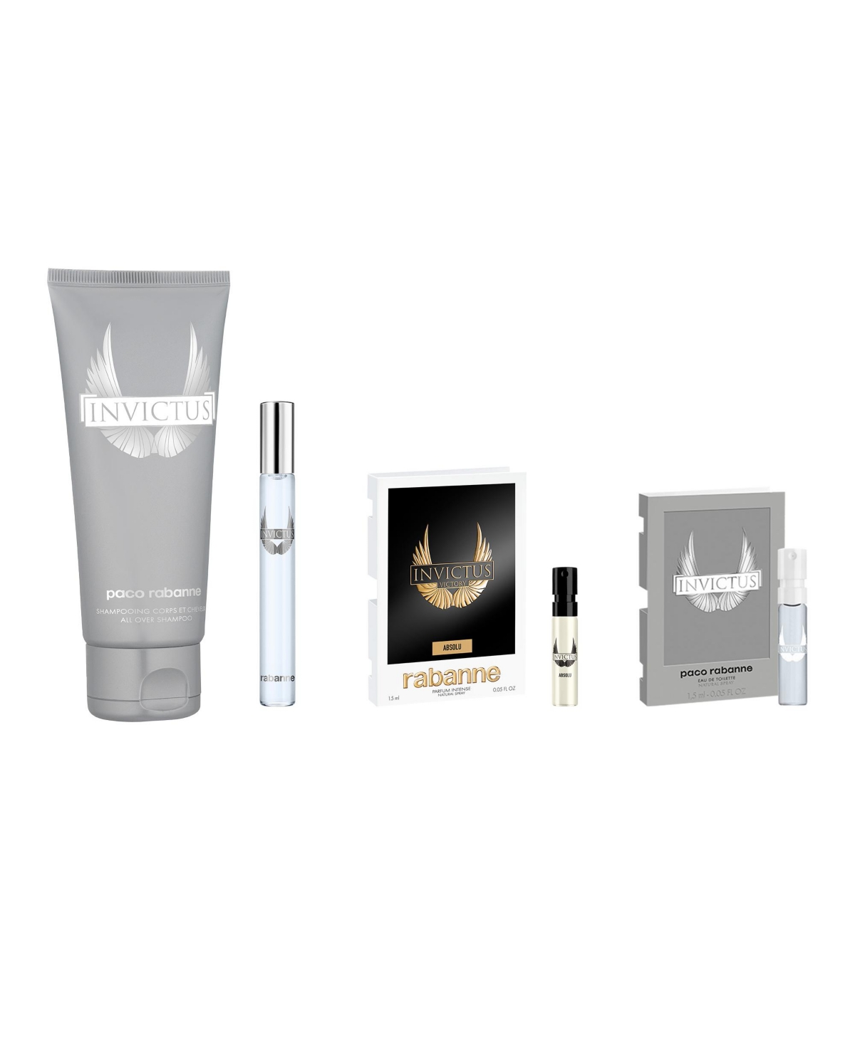 Click here for Free 4-Pc. Gift with any $125 Rabanne Invictus Men... prices
