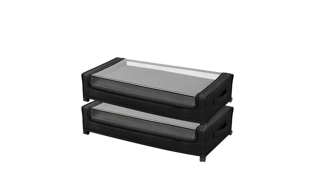 Click here for Viyet 2-Pack Rolling Underbed Storage Bins - Metal... prices