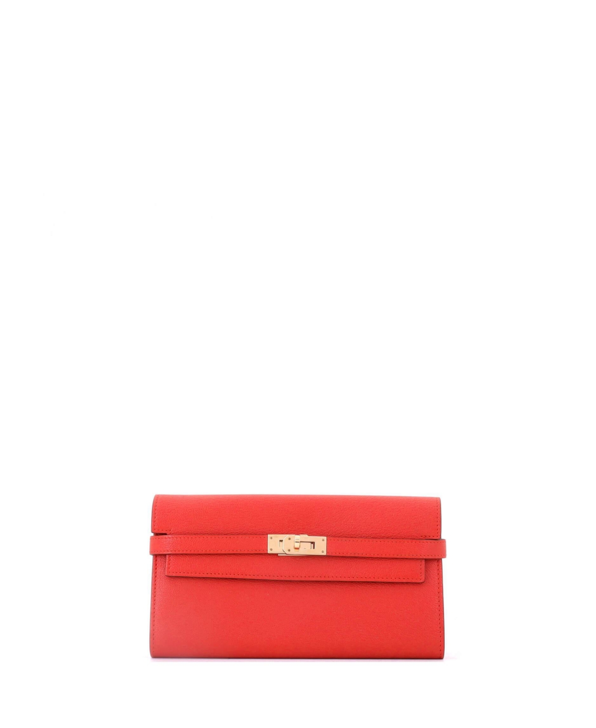Click here for Pre-Owned HERMES Long Kelly Wallet Chevre Mysore -... prices