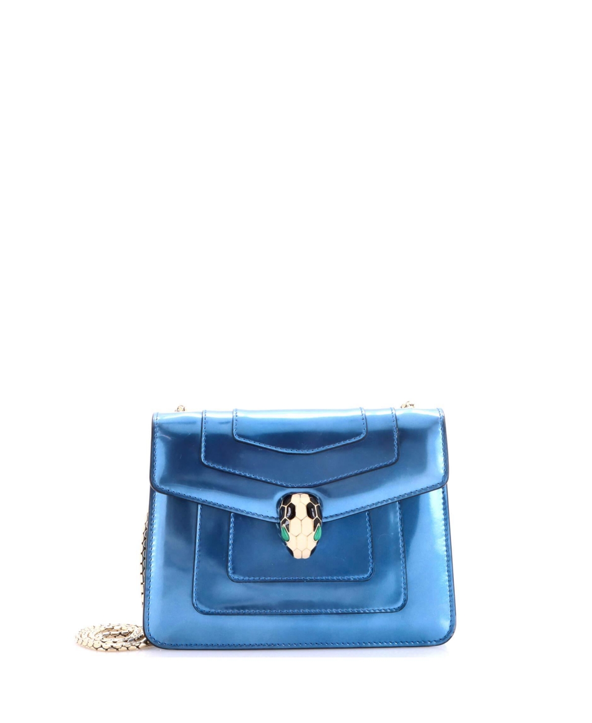 Click here for Pre-Owned Bvlgari Small Serpenti Forever Square Sh... prices