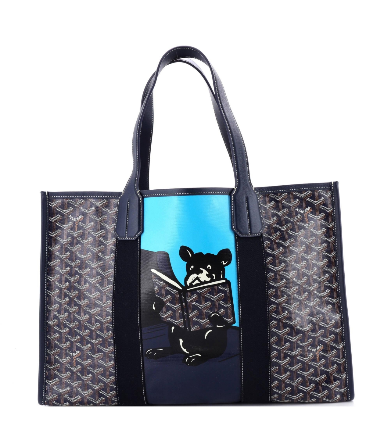 Click here for Pre-Owned Goyard Mm Villette Tote Printed Coated C... prices