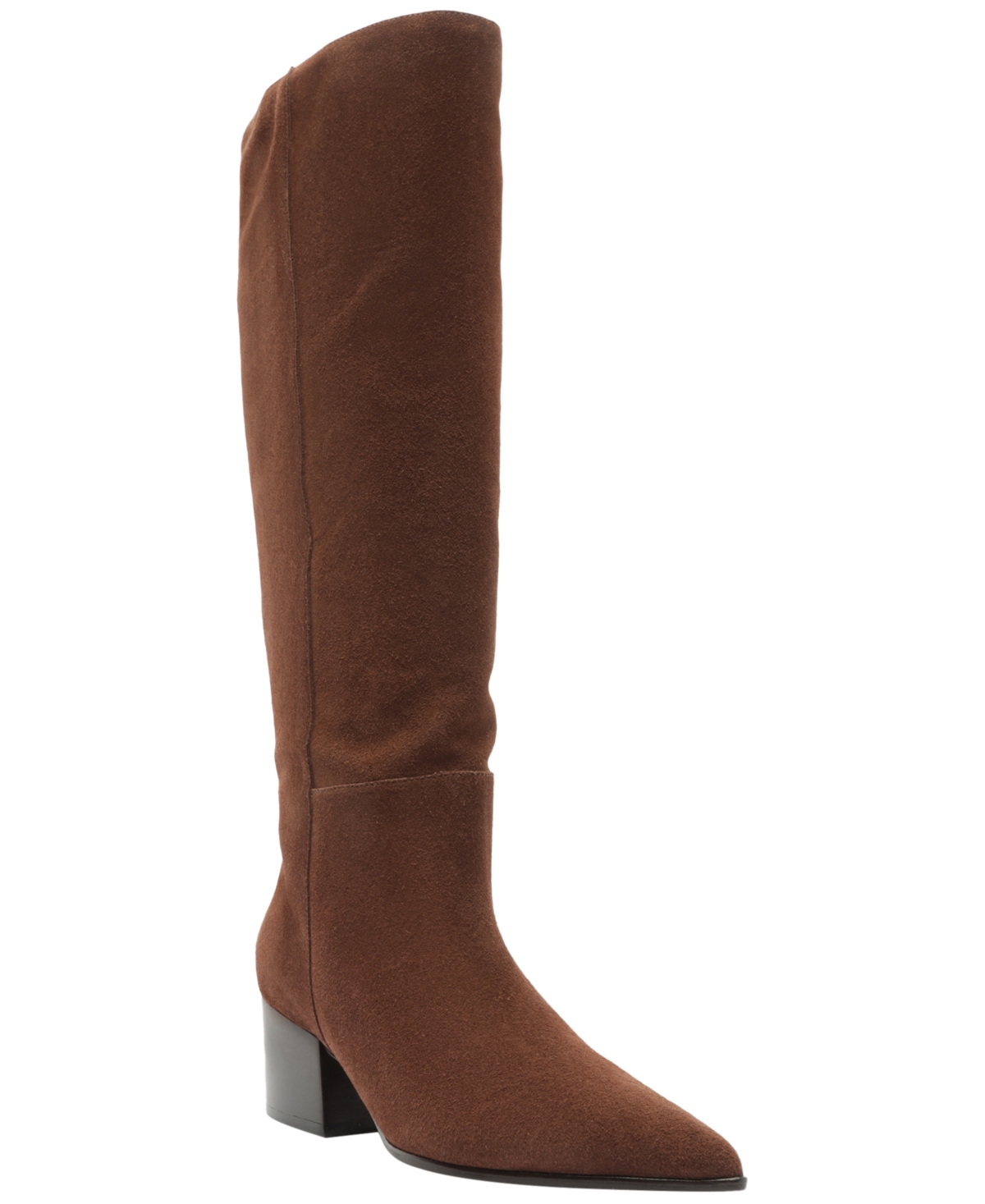 Click here for Arezzo Womens Ally Mid Block Tall Boots - New Coco... prices