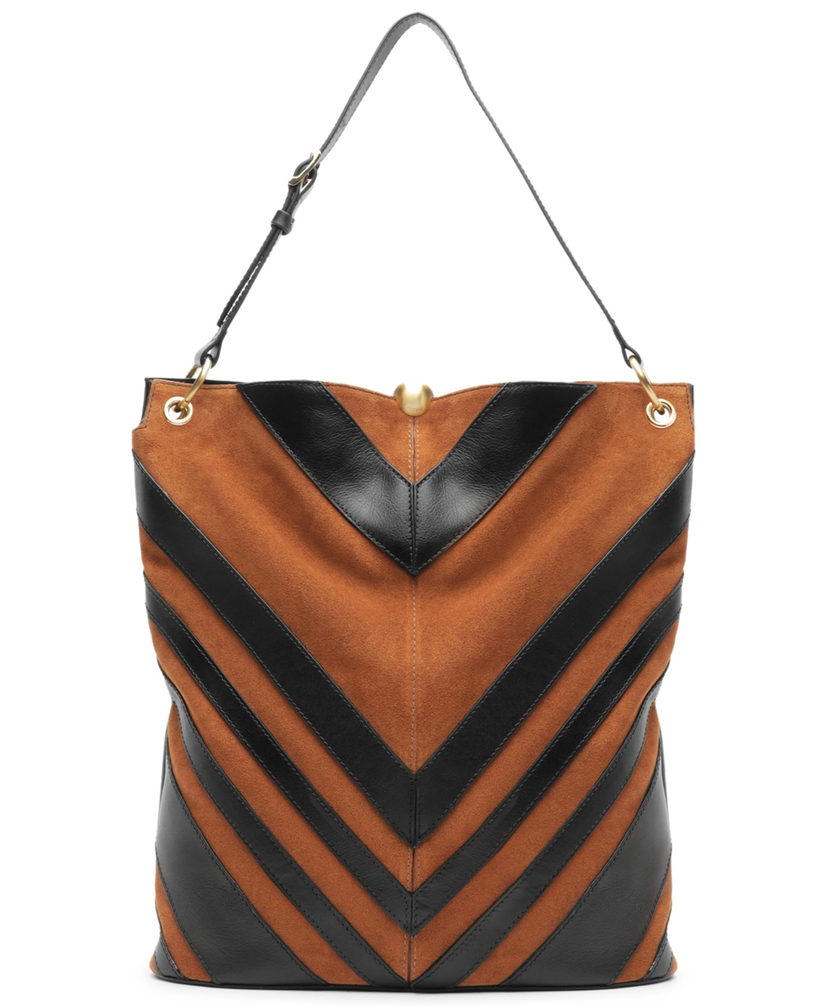 Click here for Arezzo Aurora Extra-Large Leather Hobo Handbag - P... prices