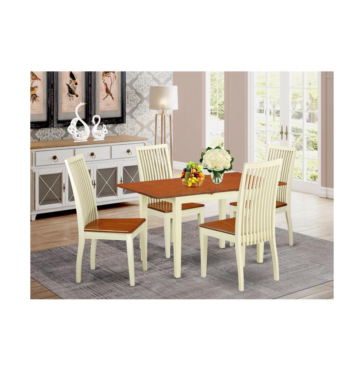 Click here for East West Furniture Dining Room Set prices