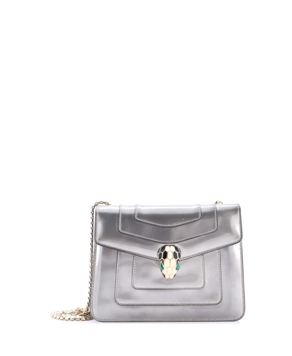 Click here for Pre-Owned Bvlgari Small Serpenti Forever Square Sh... prices