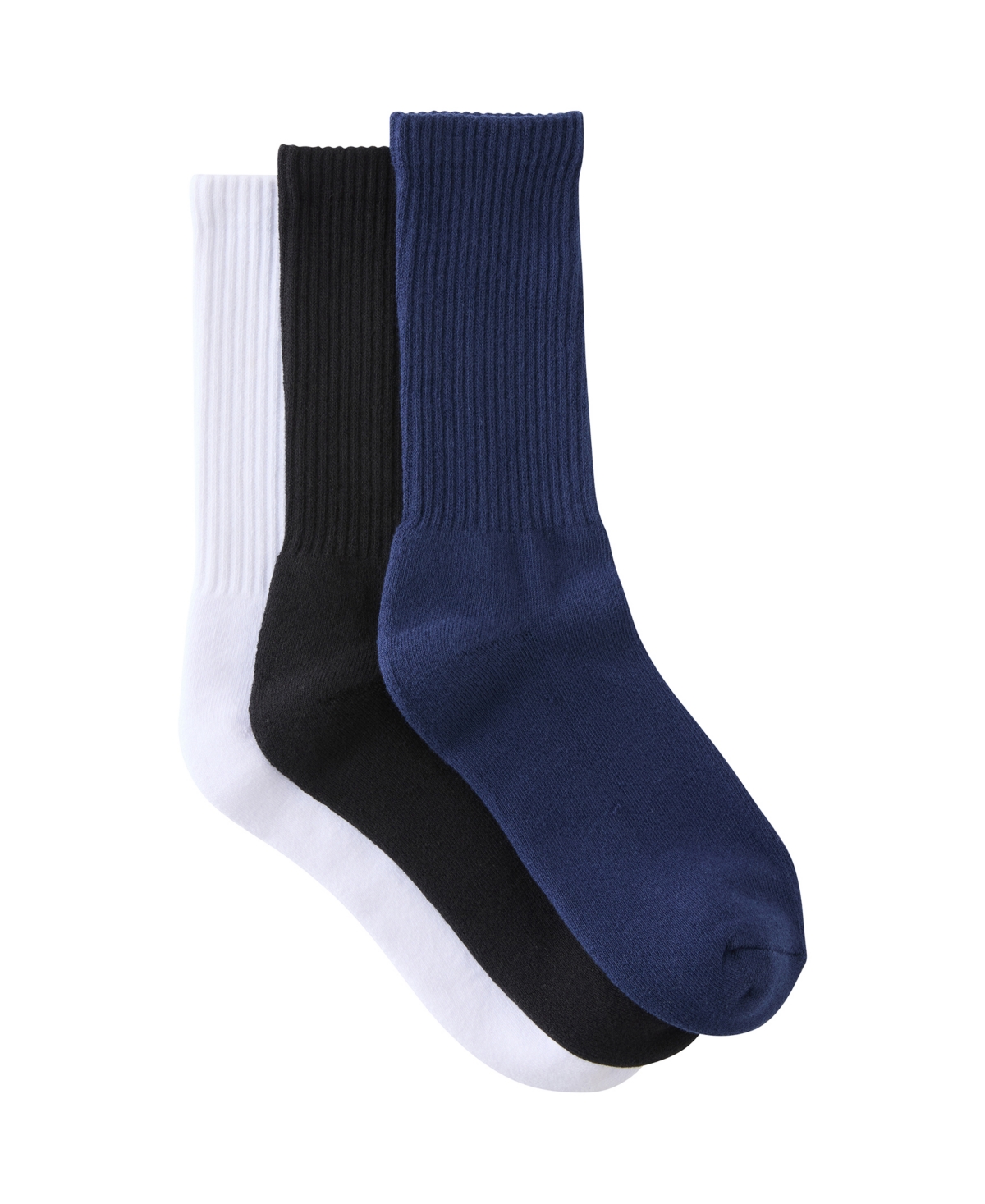 Click here for Cotton On Mens Essential Socks 3-Pack - Navy/White... prices