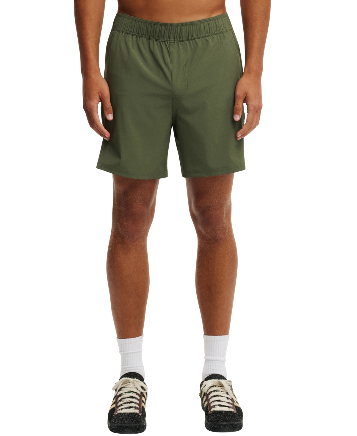 Click here for Cotton On Mens Easy Active Shorts  6 Inseam - Gree... prices